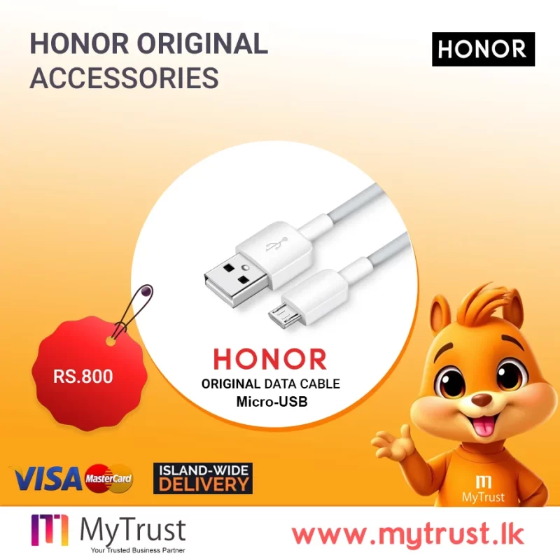 Honor Original Data Cable -Micro USB – MYTRUST.LK